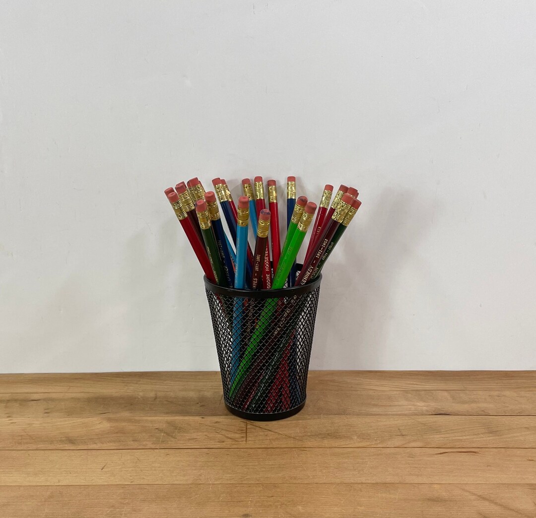 1980's Unsharpened President Pencils, Set of 25, All Included - Etsy