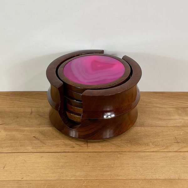 Hot Pink Coasters - Etsy