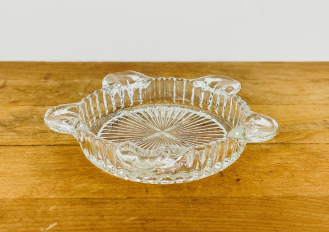 Clear Queen Mary Ashtray by Anchor Hocking, Queen Mary Clear Uncolored ...