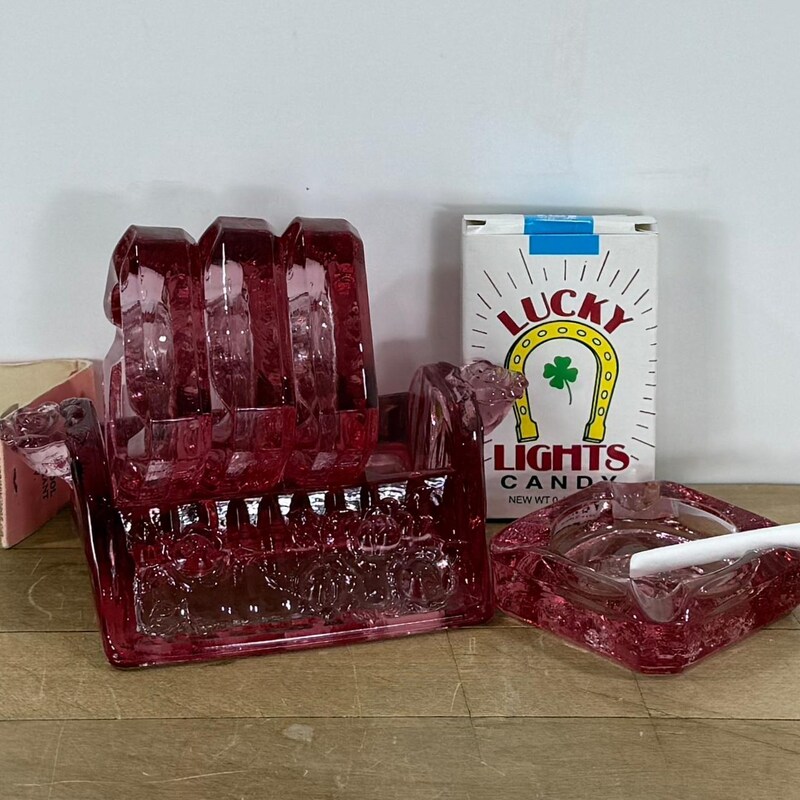 Glass Rose Ash Tray - Etsy