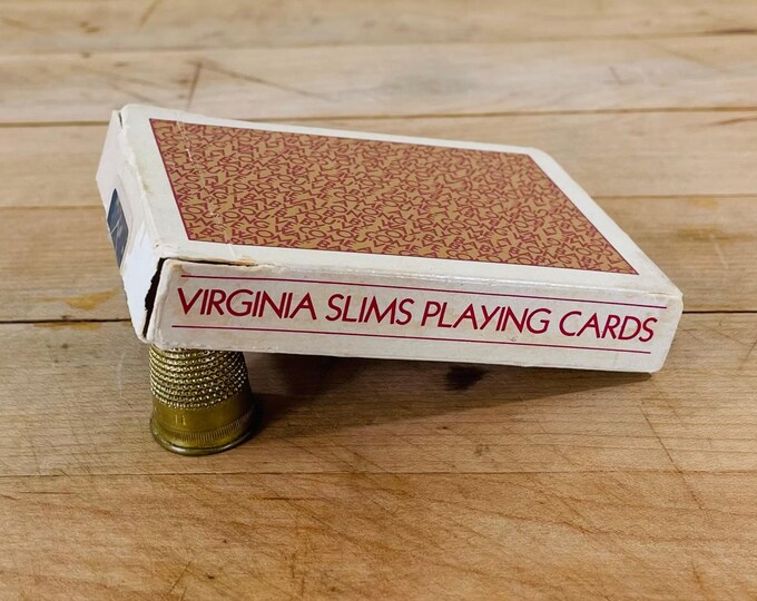 Vintage Virginia Slims Playing Cards: 1985 Philip Morris Advertising - Etsy