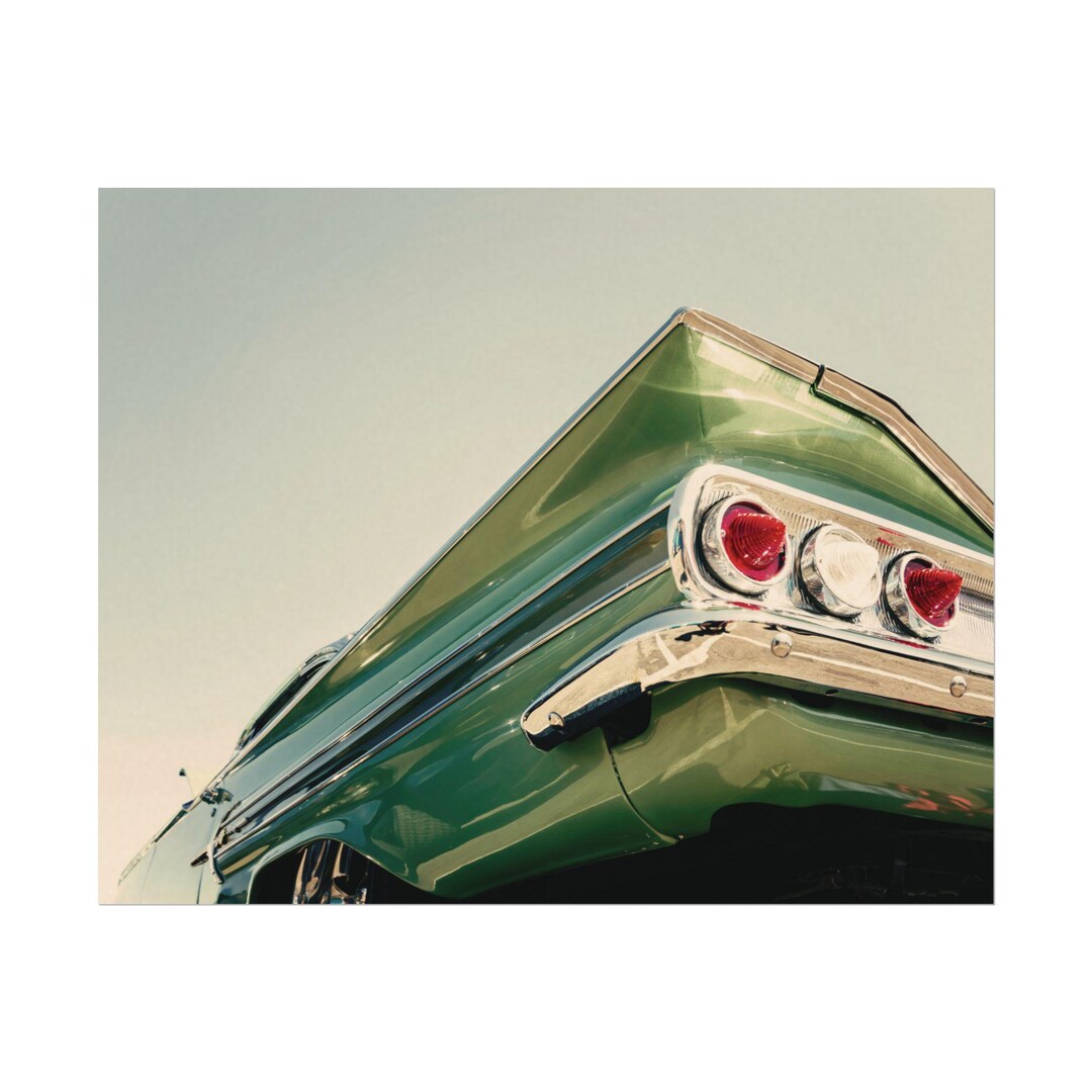 Textured Watercolor Matte Posters Classic Car - Etsy