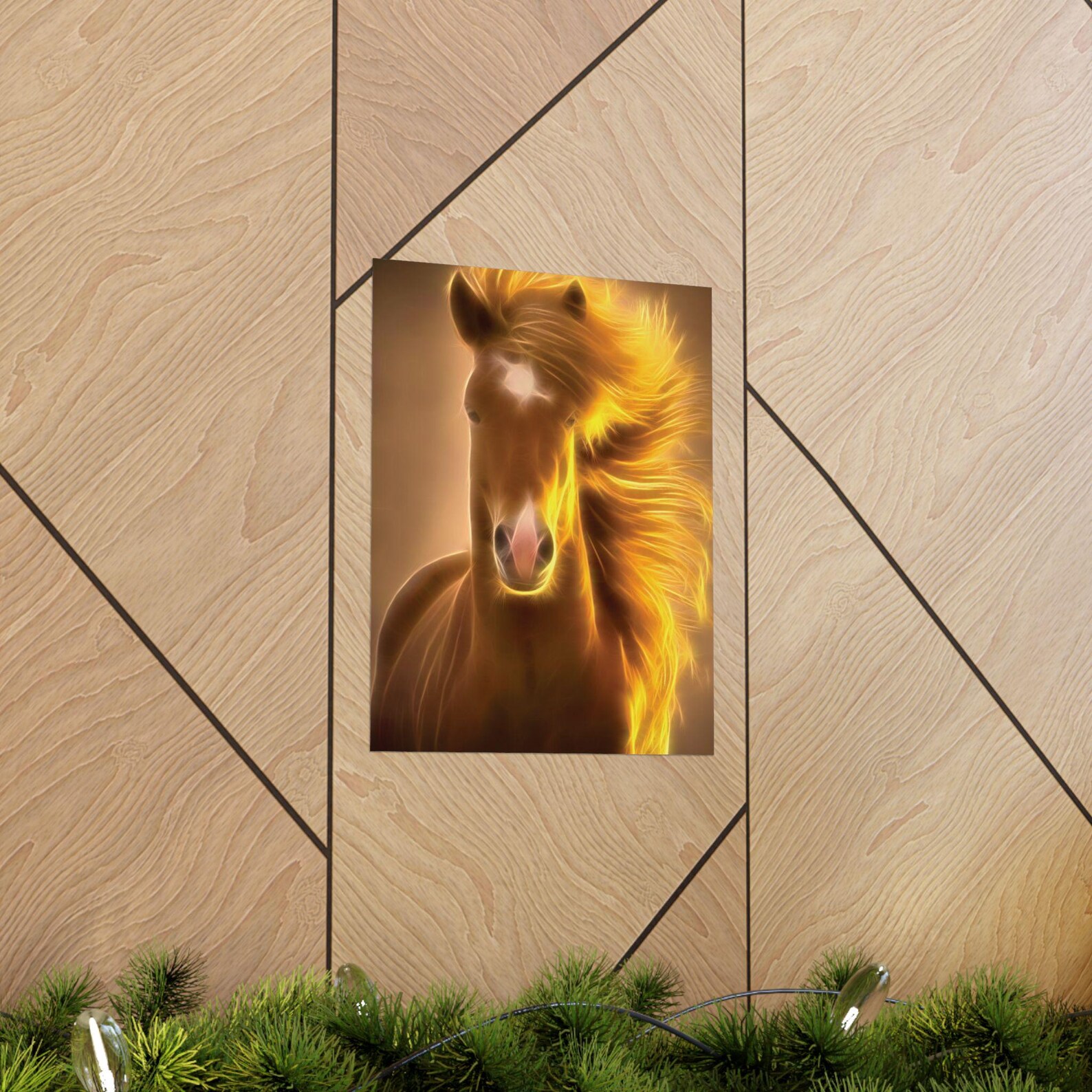 Wall Horse Poster Digital Matte Poster New Matte Vertical Posters - Etsy