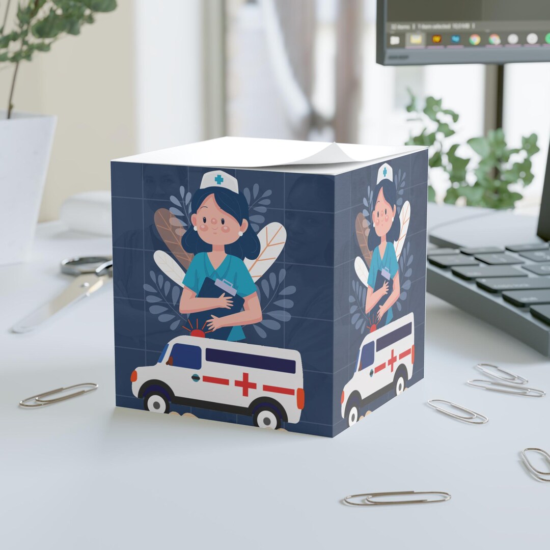 Nurse Doctor Note Cube - Etsy