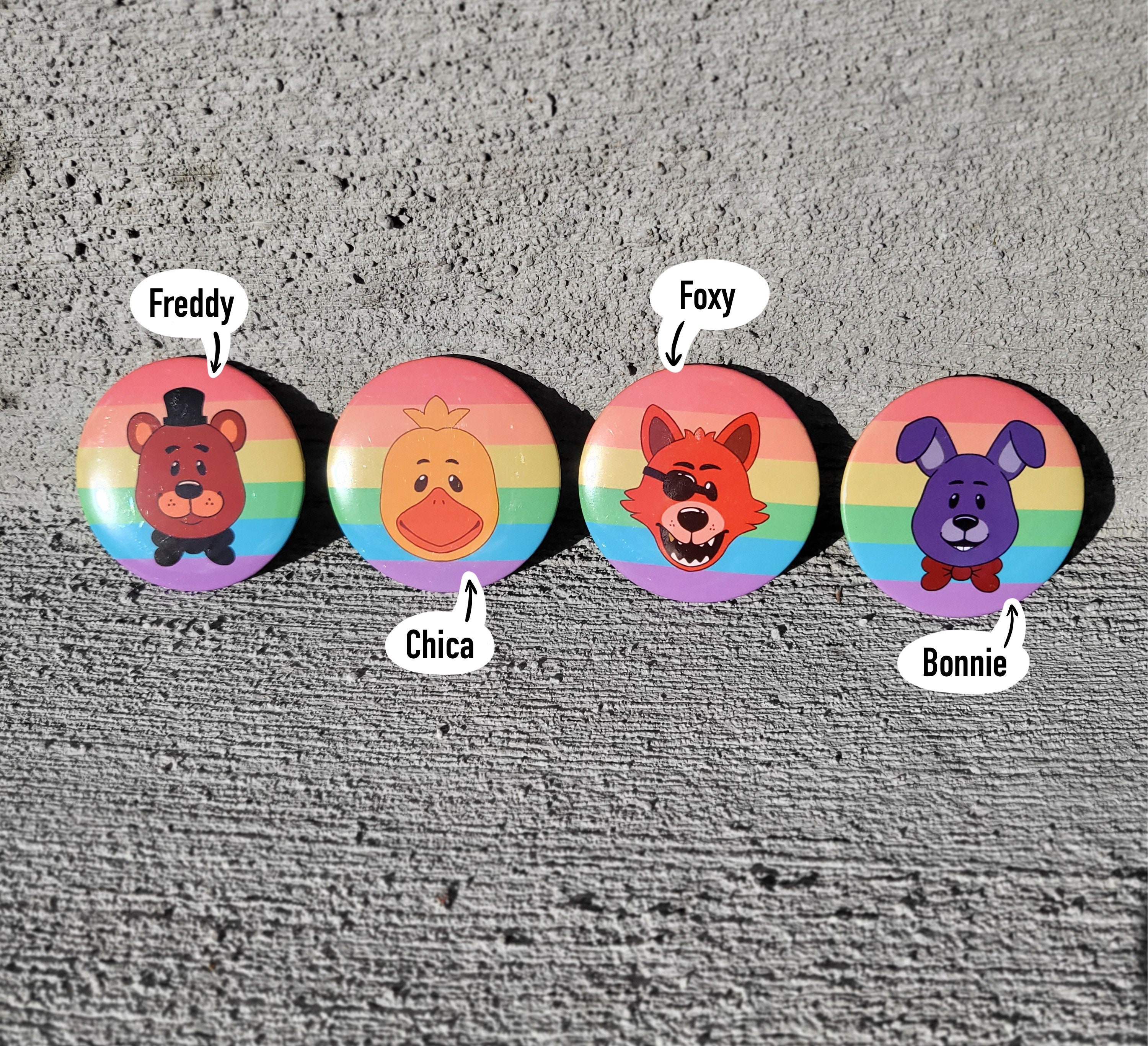 FNAF 3.5 Buttons - Etsy