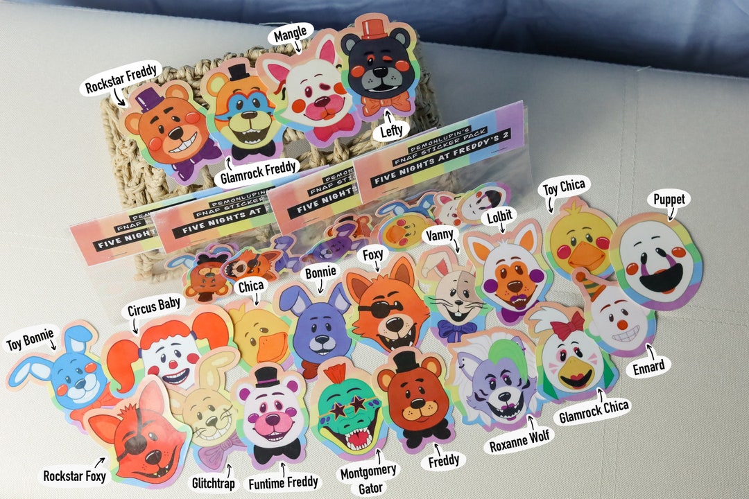 FNAF Stickers - Etsy