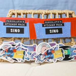 Sing Sticker Pack - Etsy