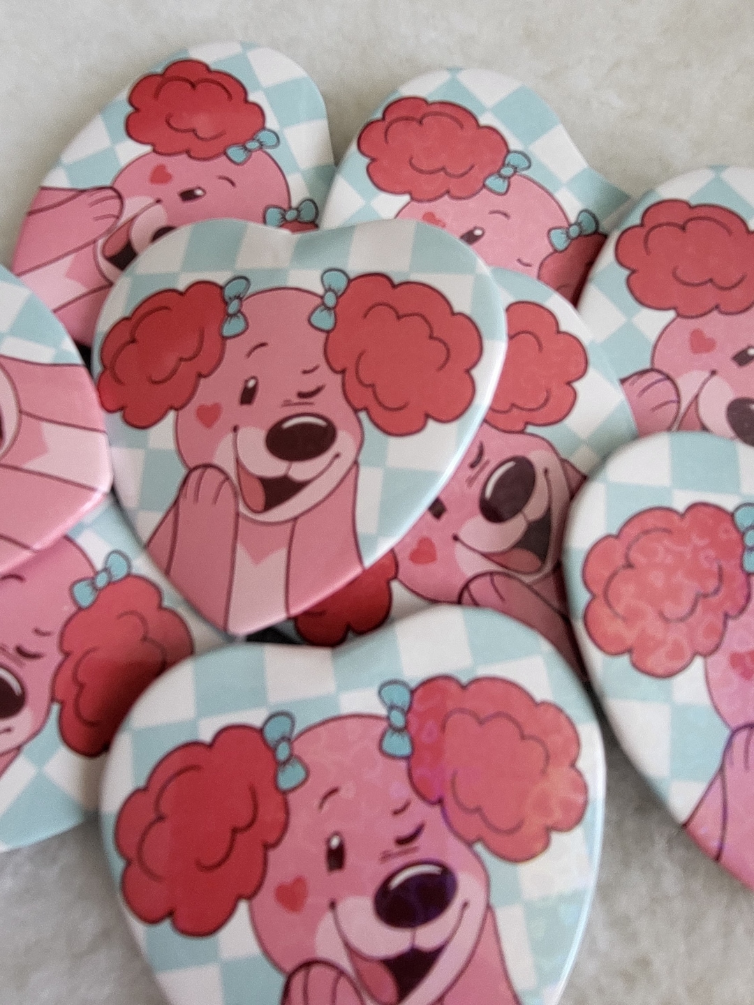 Pippie Yippie Heart Button - Etsy