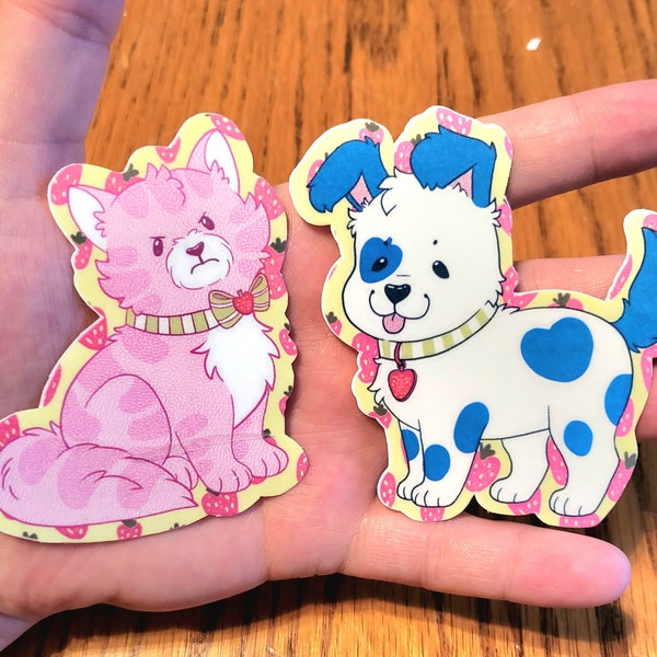 Strawberry Shortcake Pet Stickers - Etsy