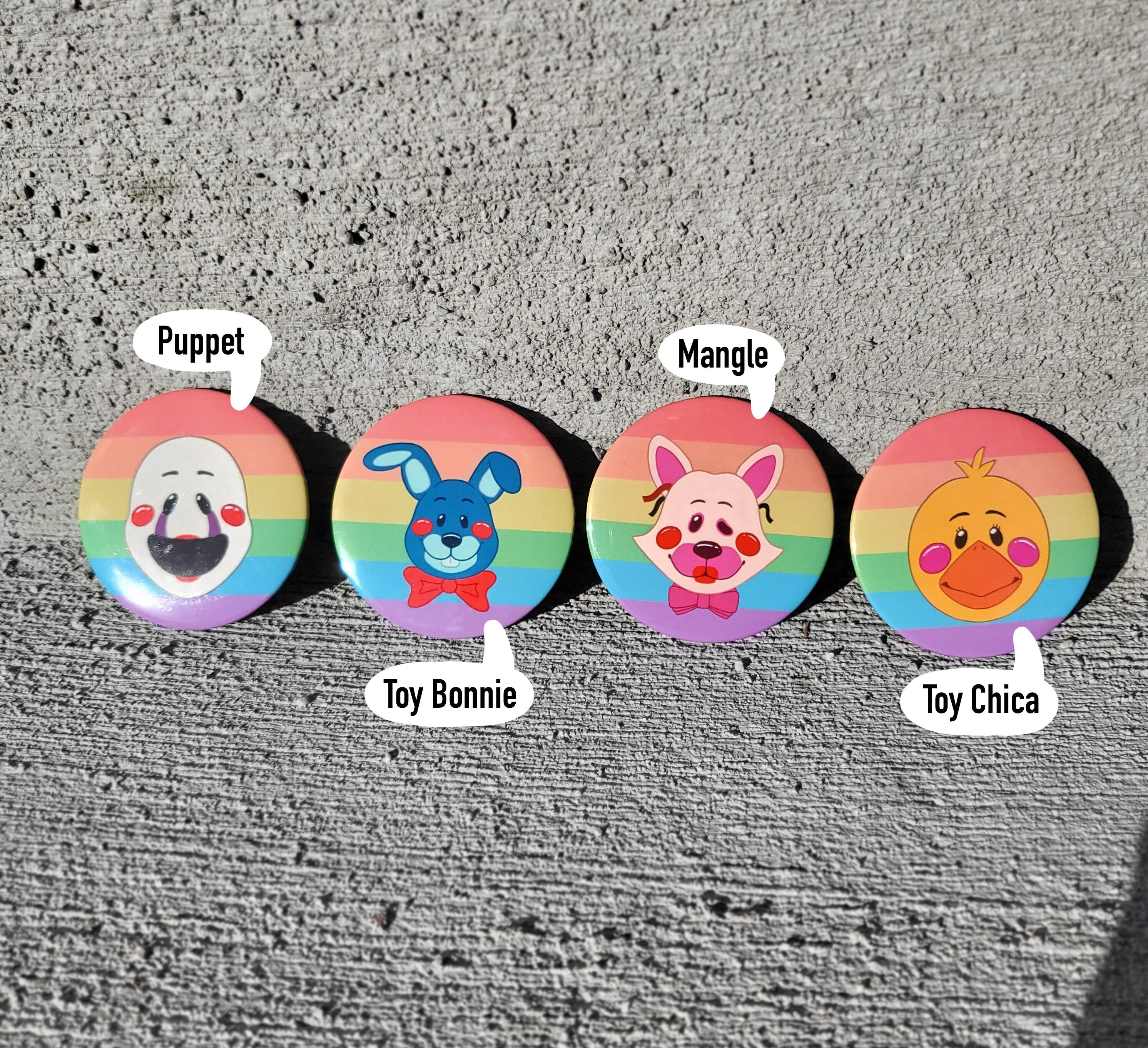 FNAF 3.5 Buttons - Etsy