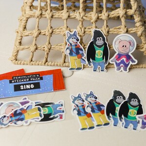 Sing Sticker Pack - Etsy