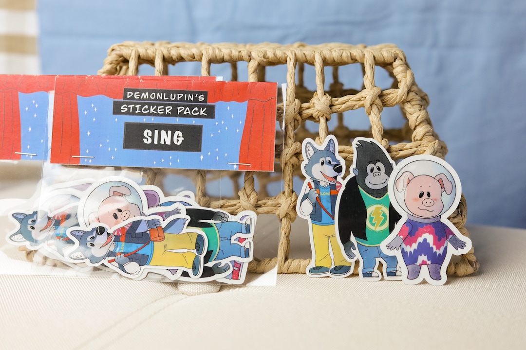 Sing Sticker Pack - Etsy