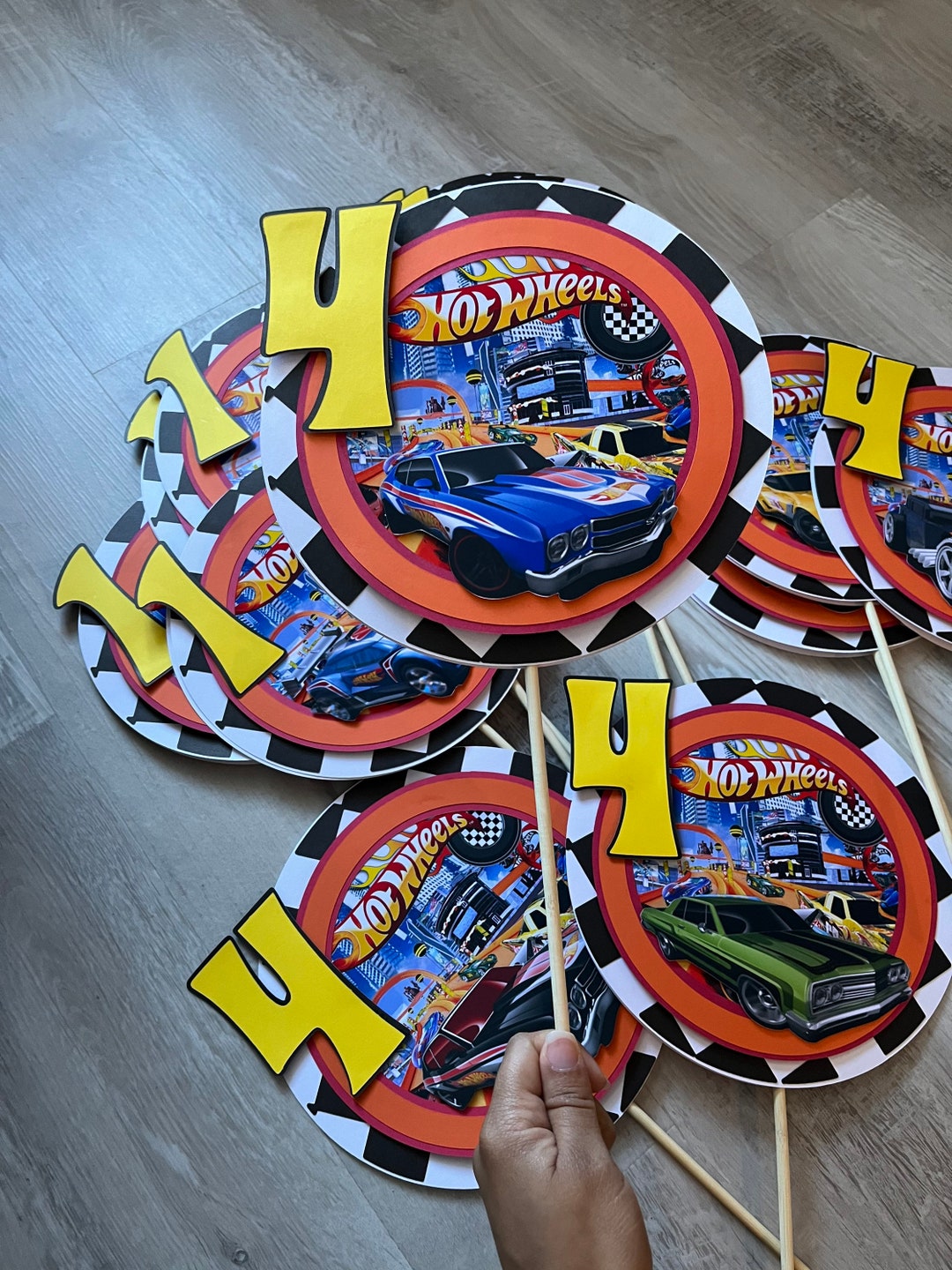 Race Car Centerpiece/ Table Toppers - Etsy