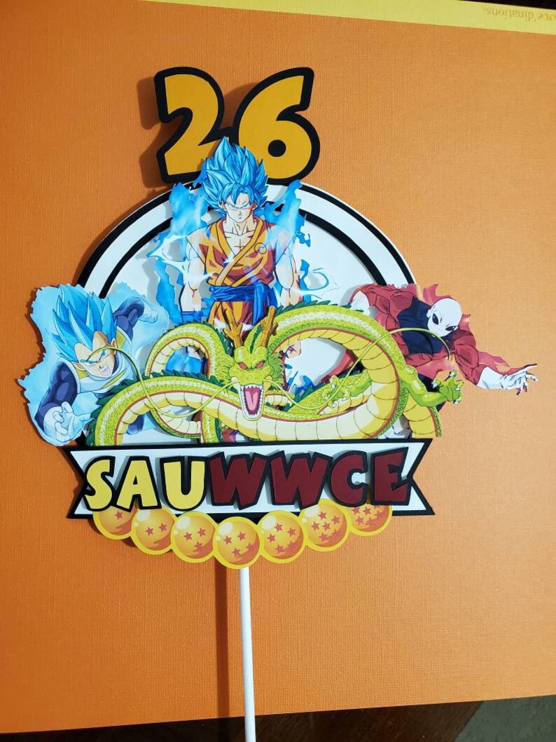 Dragon Ball Z / Dragon Ball Super Cake Topper - Etsy