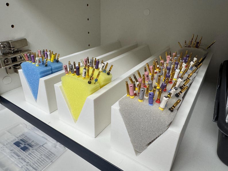 Endodontic Endoring Sponge Holder Cabinet Organizer for Dental Office ...