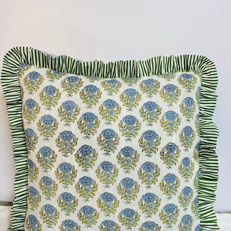 Ruffle Pillow - Etsy
