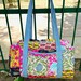 Large Cotton Multi Patch Duffel Bag Block Print Quilted Weekender Bags ...