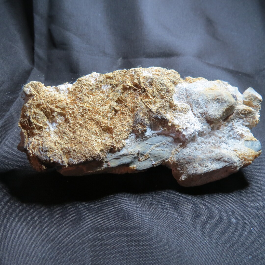 Electrum on Quartz and Calcite, Fire Creek, Nevada - Etsy