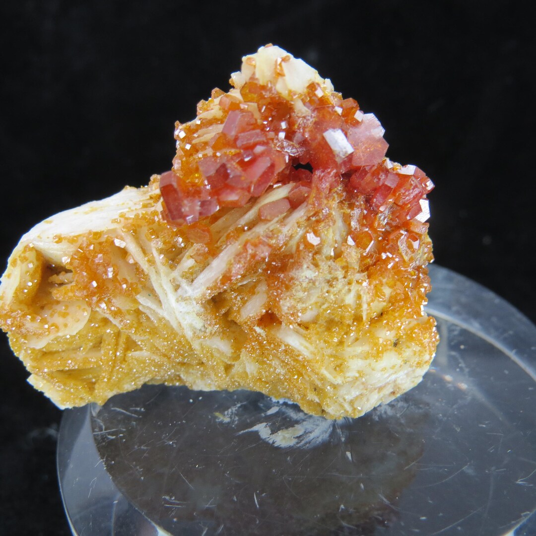 Vanadinite on Baryte, Mibladen, Morocco - Etsy