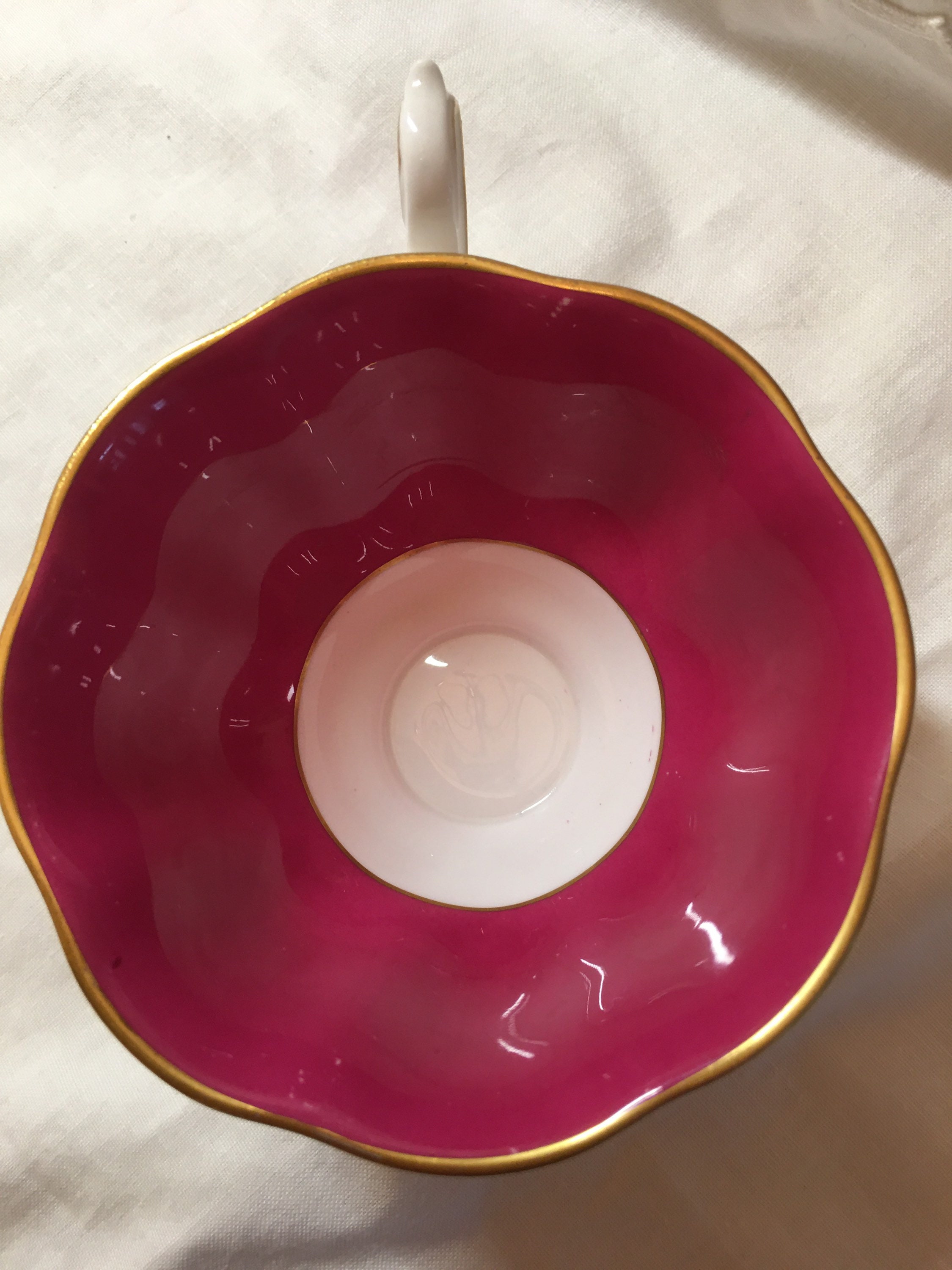Rare Royal Albert Fuchsia Art Deco Teacup and Saucer Avon Shaped - Etsy