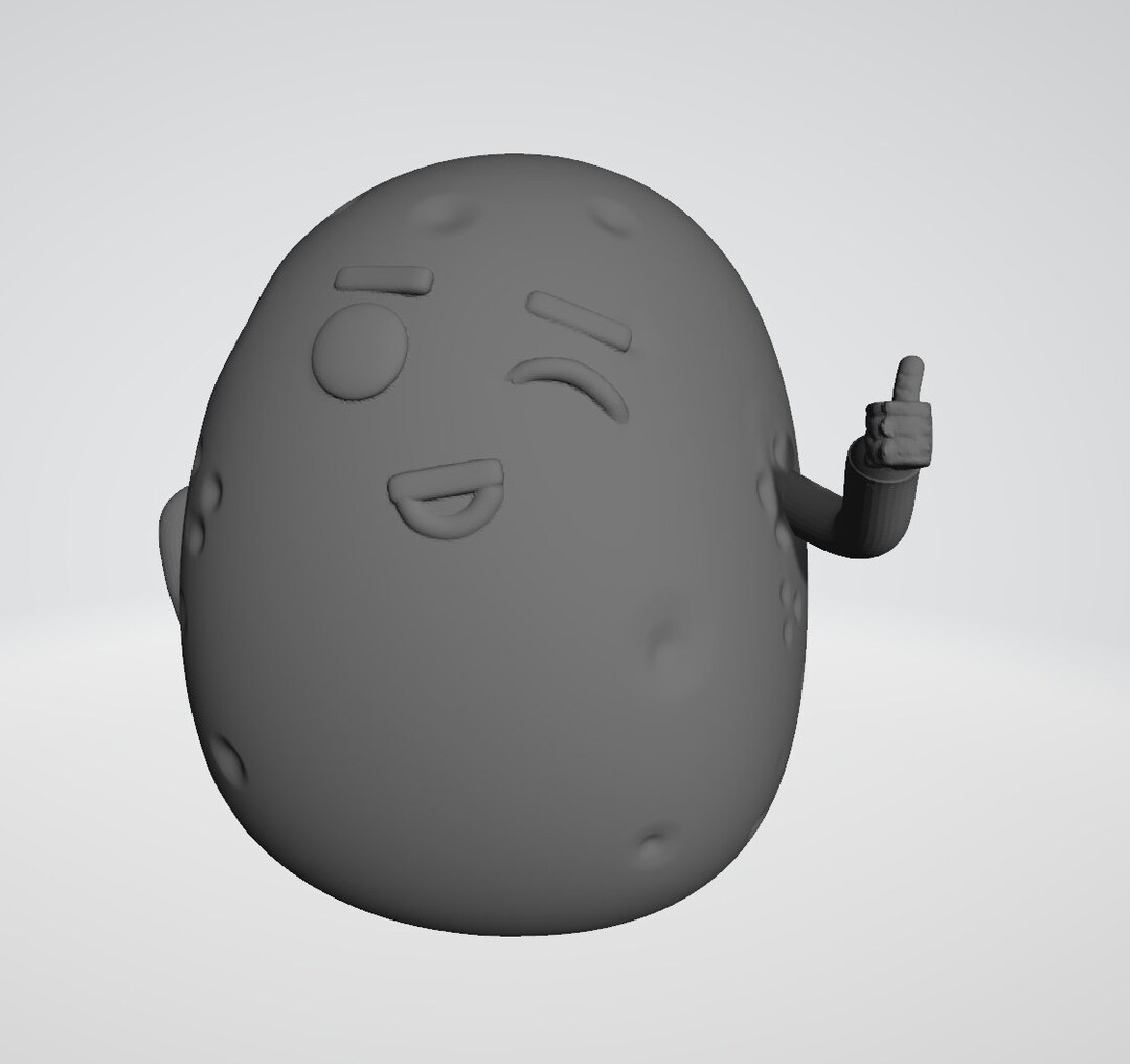 Congratulations Chibi Potato STL - Etsy