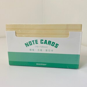 Revision Cards Set Blank Cards Set Study Notes Lined and - Etsy