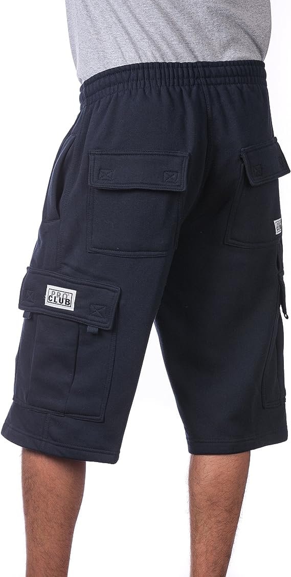 Pro Club Men's Fleece Cargo Short - Etsy