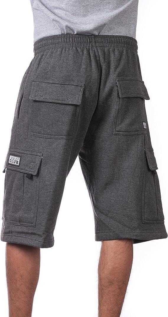 Pro Club Men's Fleece Cargo Short - Etsy