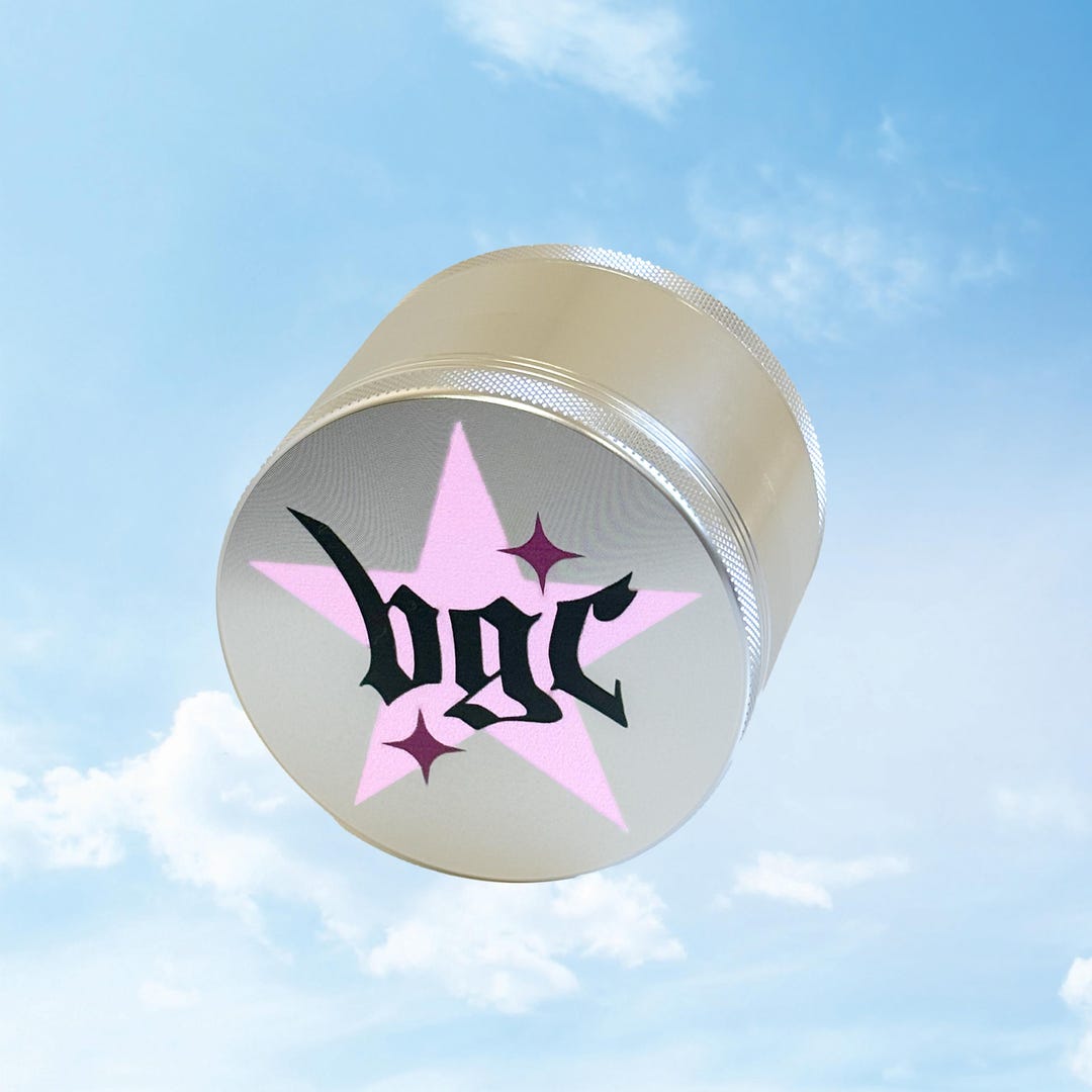 Large Silver BGC Star Logo Herb & Spice Grinder - Etsy