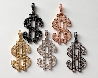 Money Sign Necklace - Etsy