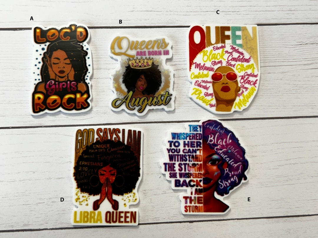 1 NO HOLE Black Woman Planar Charm, Flatback Charms, Resin Charm - Etsy