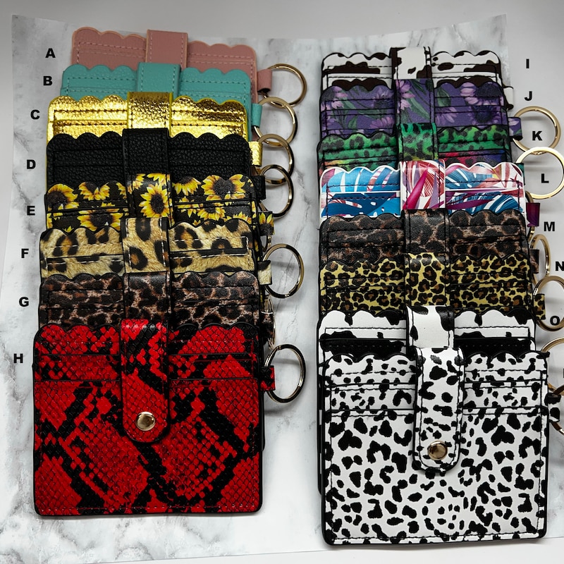 Keychain Wallet - Etsy