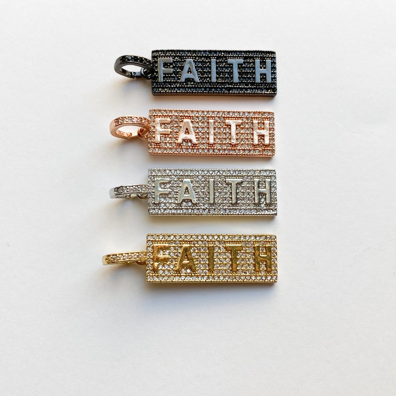 Faith Charm - Etsy