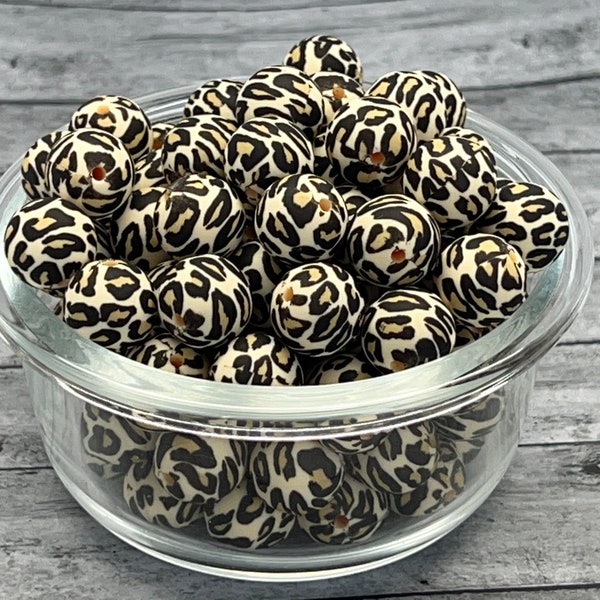 Leopard Print Beads - Etsy