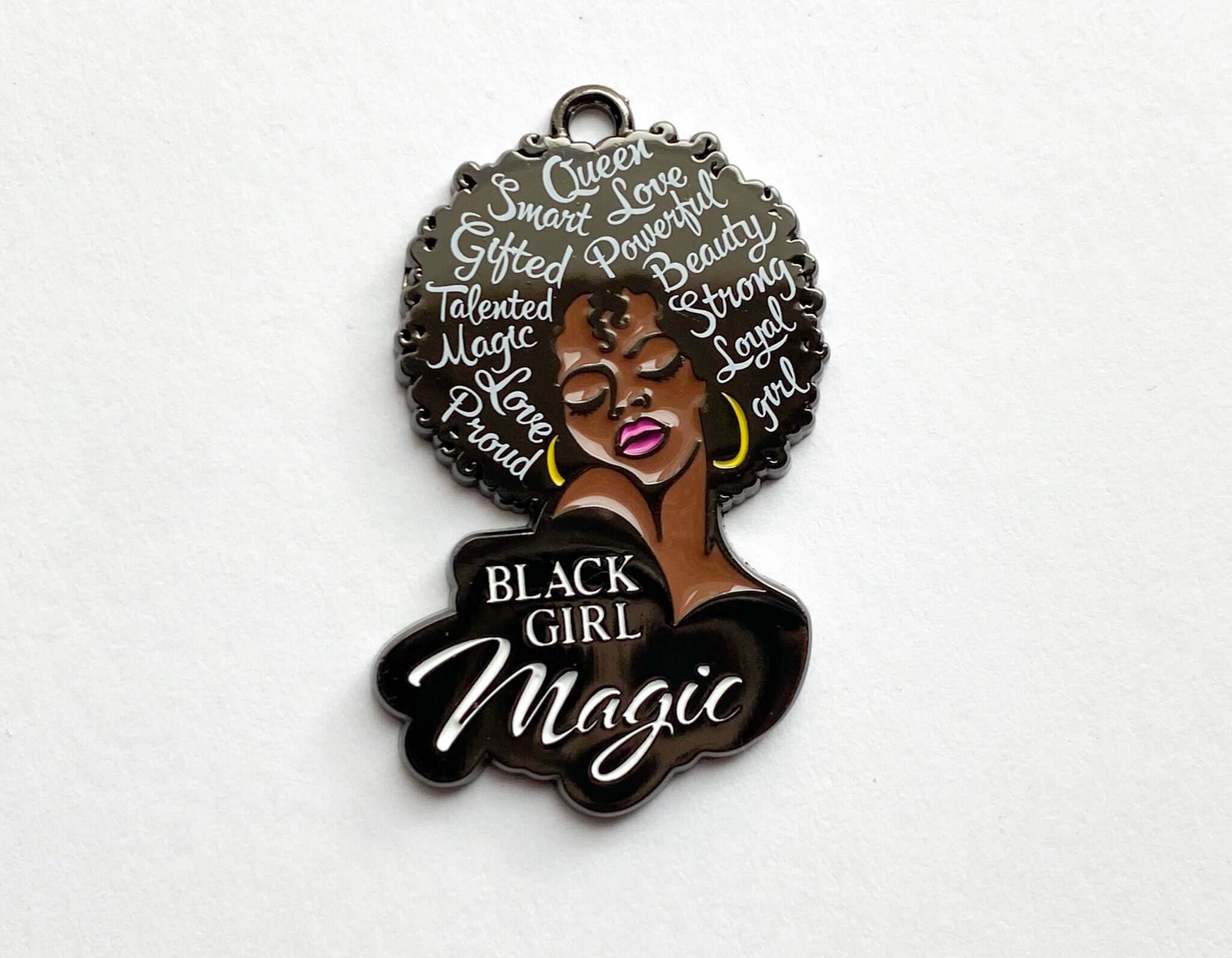 1 Black Girl Magic Charm 1 Piece Black Girl Charm - Etsy