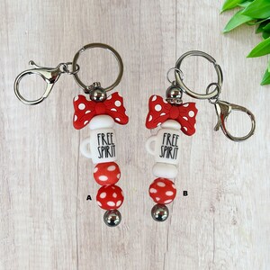 Beaded Keychain, "free Spirit" Coffee Cup Beaded Keychain, Coffee Cup ...