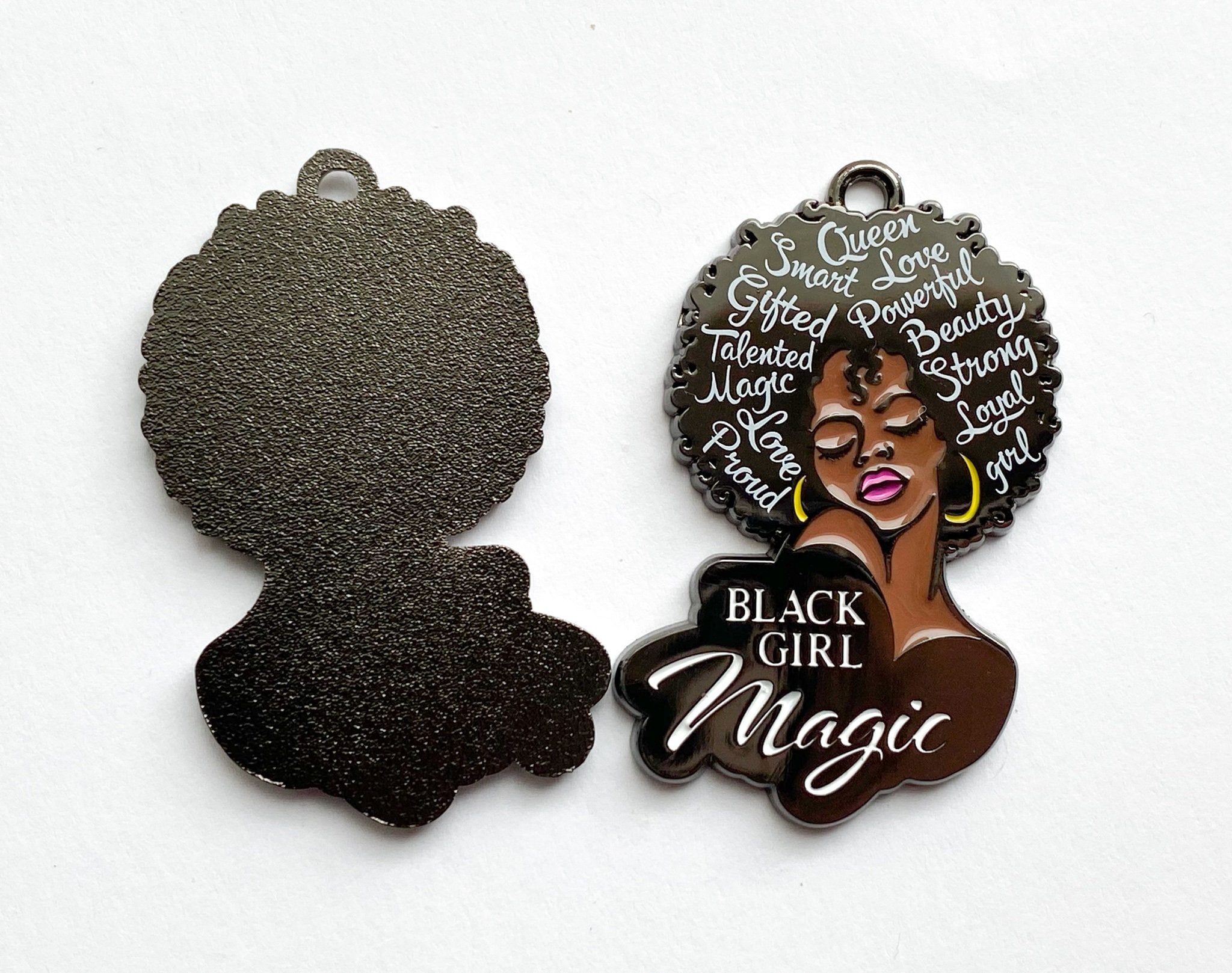 1 Black Girl Magic Charm 1 Piece Black Girl Charm - Etsy