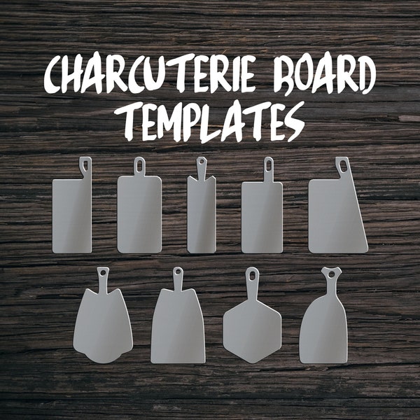 Charcuterie Board Template - Etsy