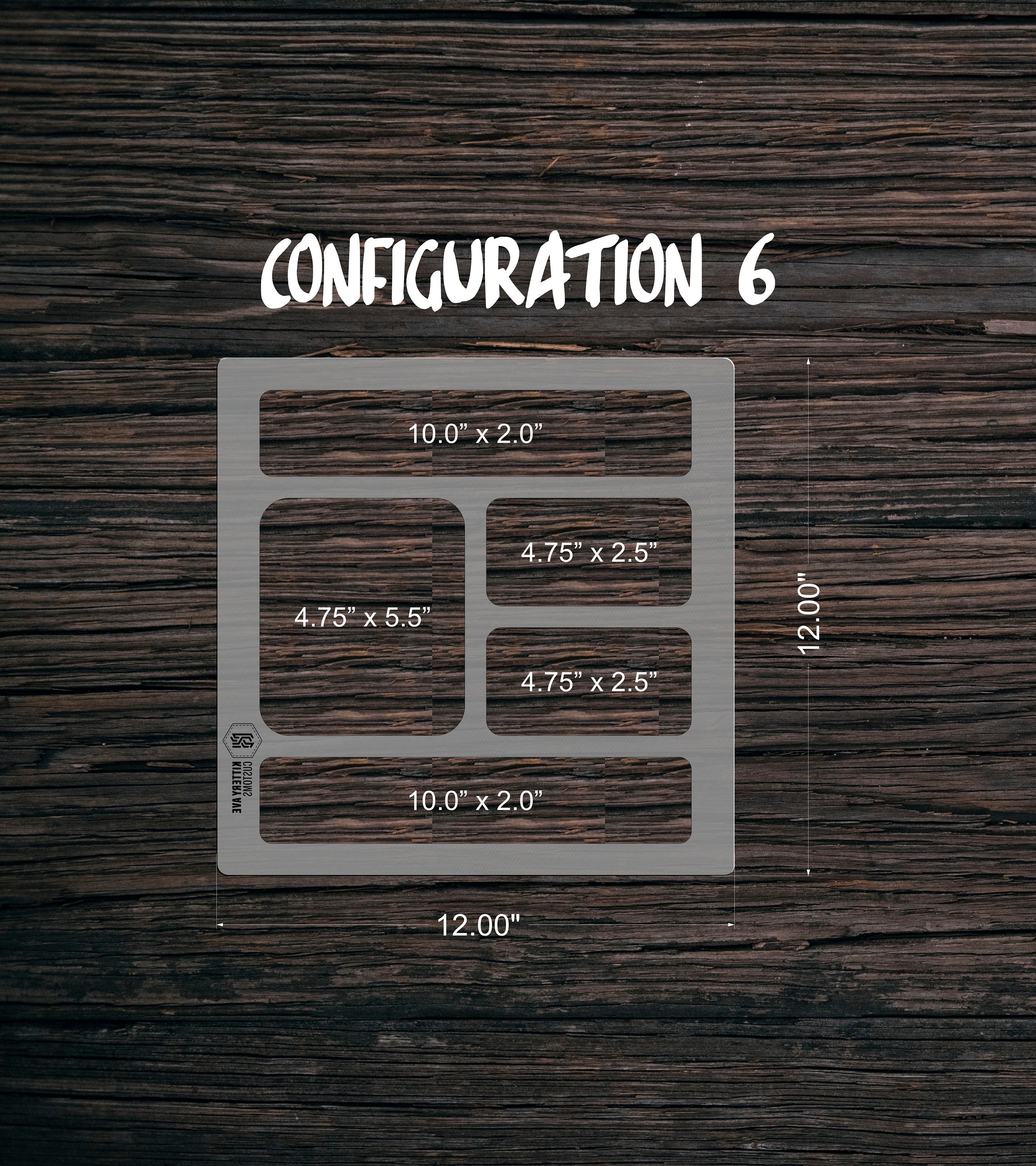 Acrylic EDC Valet Tray Template | Rolling Tray Template | Router ...