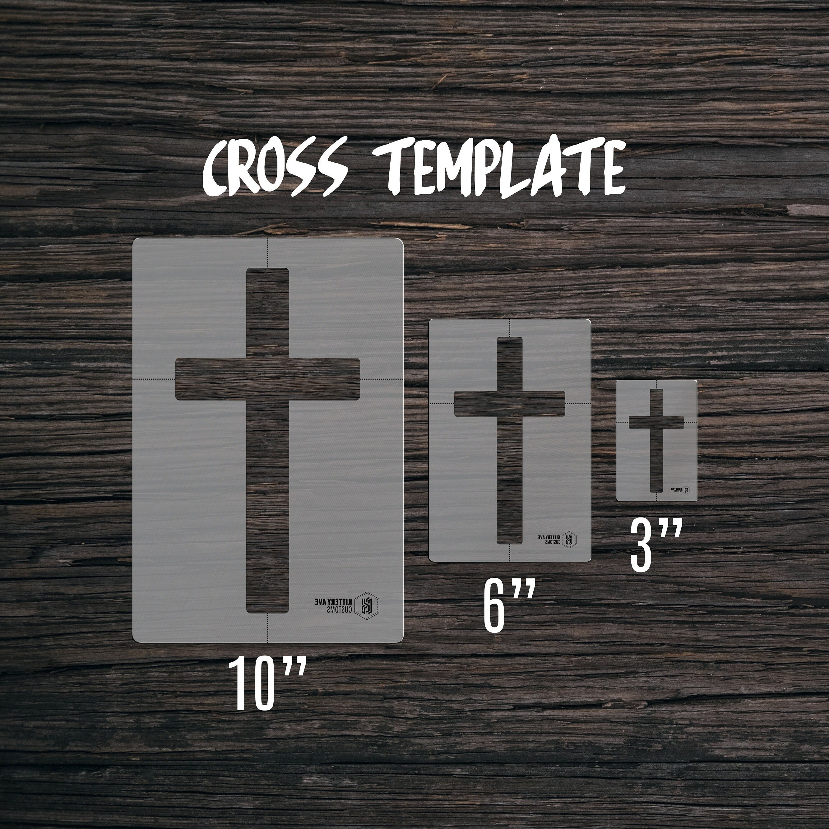 Clear Acrylic Cross Templates Router Templates - Etsy