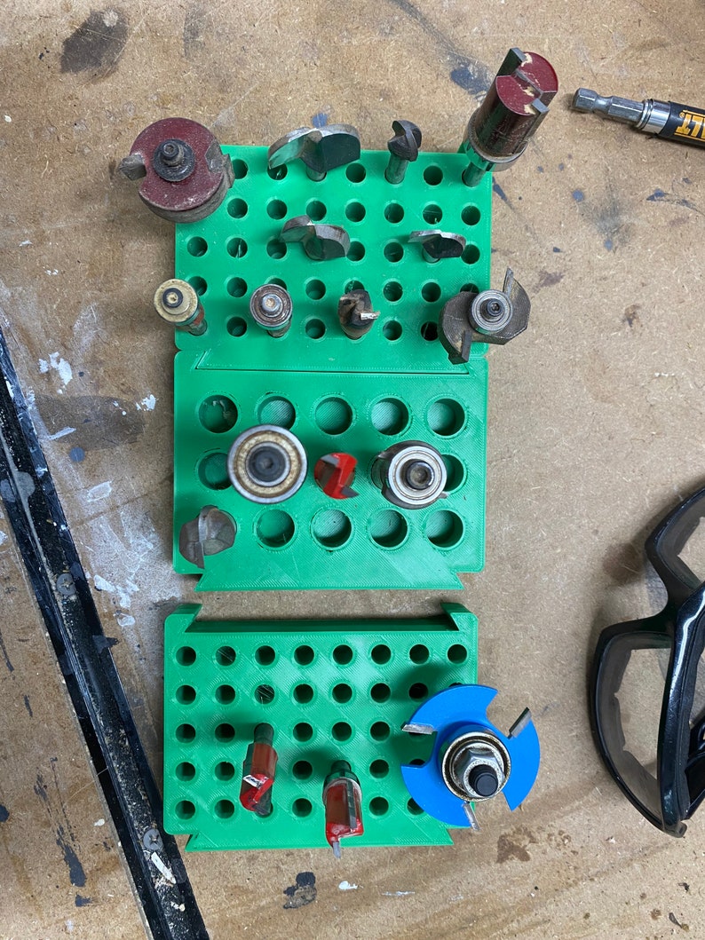 Modular Router Bit Holder: CNC & 3D Printer Files (digital Download) - Etsy