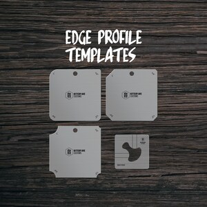 Clear Acrylic Edge Profile Templates | Router Template | Juice Groove ...
