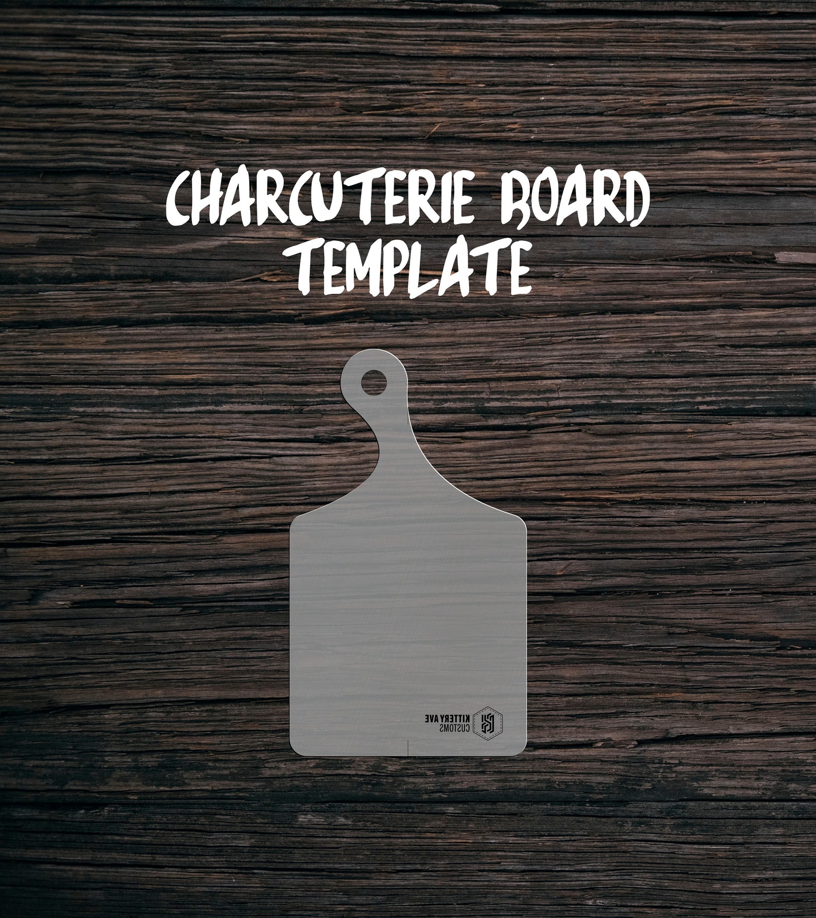 Clear Acrylic Charcuterie Board Template | Router Template - Etsy