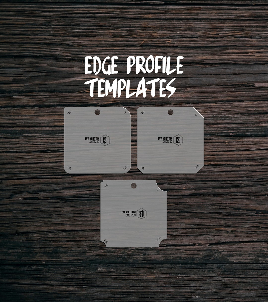 Clear Acrylic Edge Profile Templates Router Template Juice - Etsy