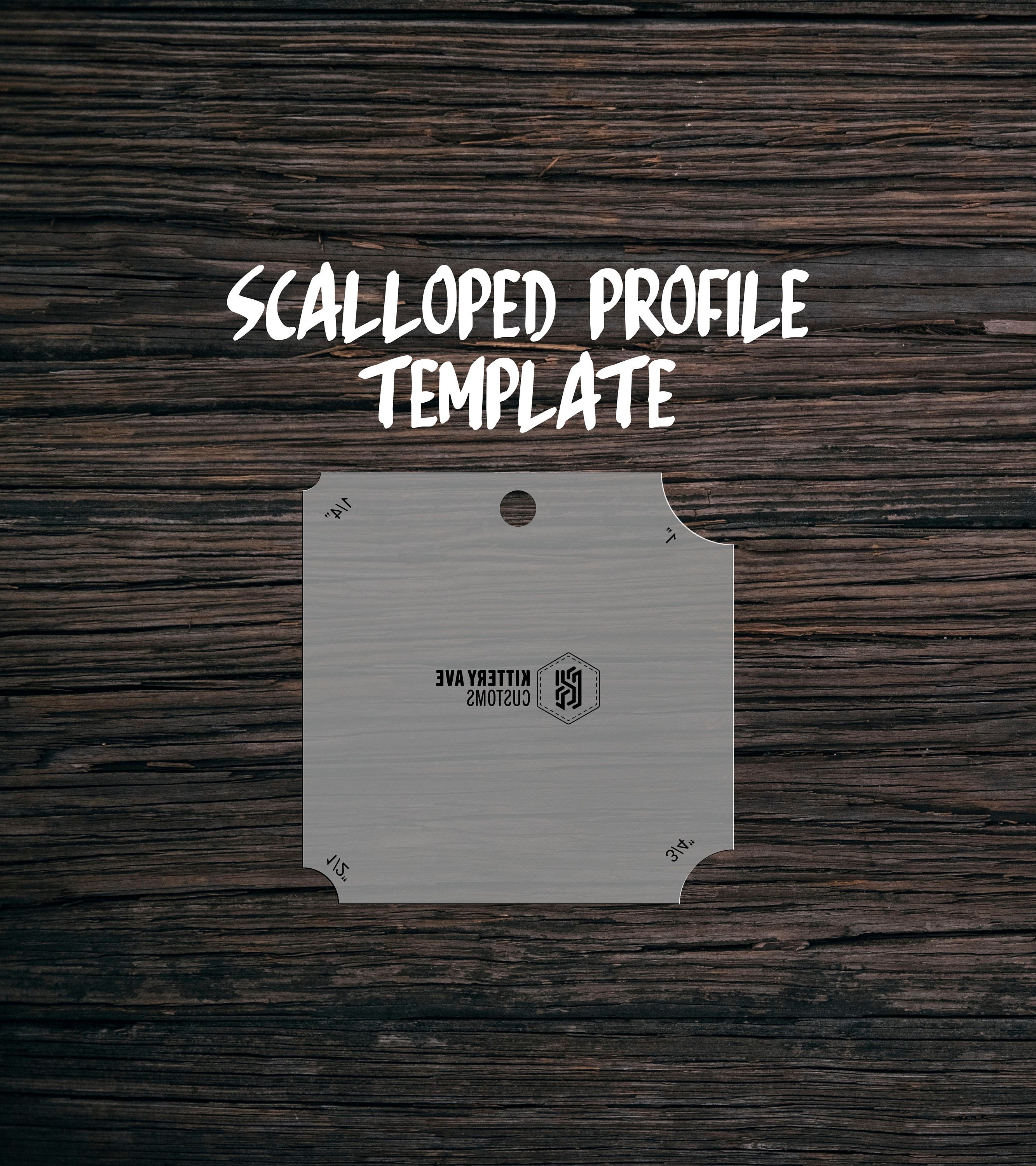 Clear Acrylic Edge Profile Templates | Router Template | Juice Groove ...