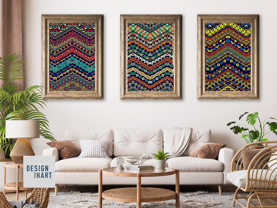 African Art | African Wall Art | African Print | Living Room Decor ...