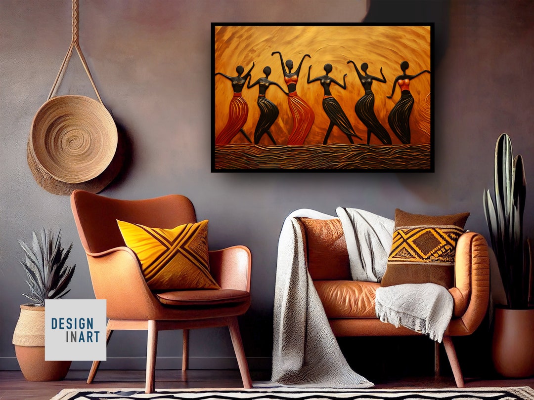 African Art | African Wall Art | African Print | Living Room Decor ...