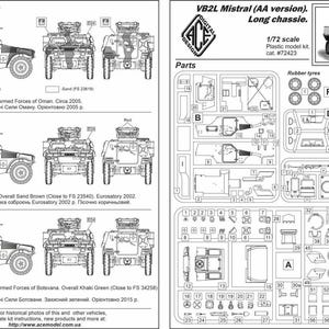 ACE 72423 VB2L Mistral AA Version 1/72 Plastic Model Kit - Etsy