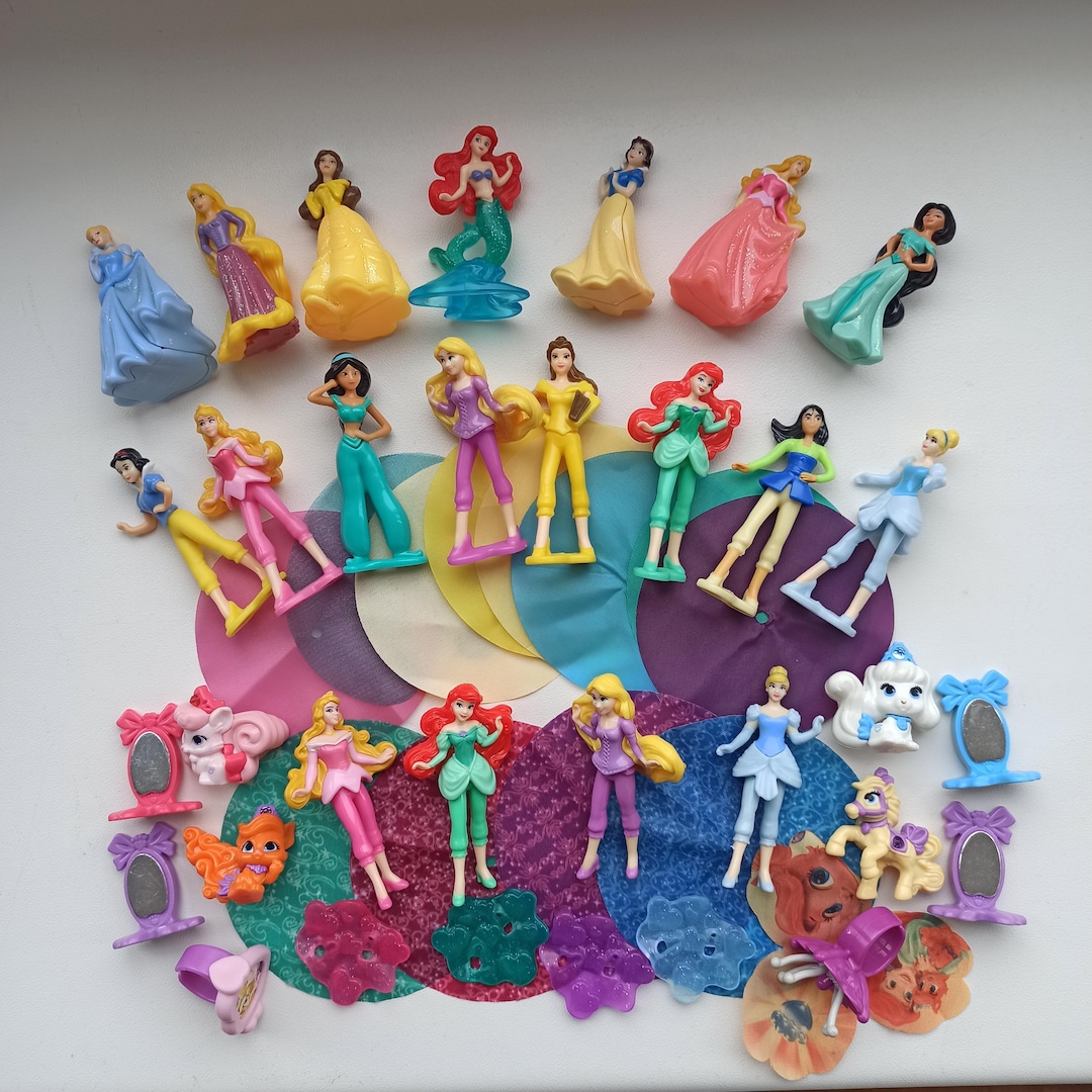 Принцесссы Диснея, Коллекции фигурок Киндер, Disney Princess, Kinder ...