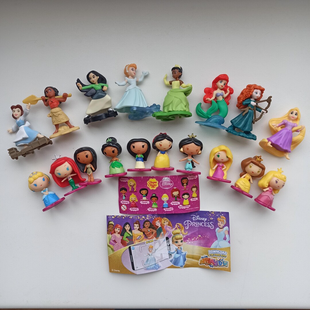 Принцесссы Диснея, Коллекции фигурок Киндер, Disney Princess, Kinder ...